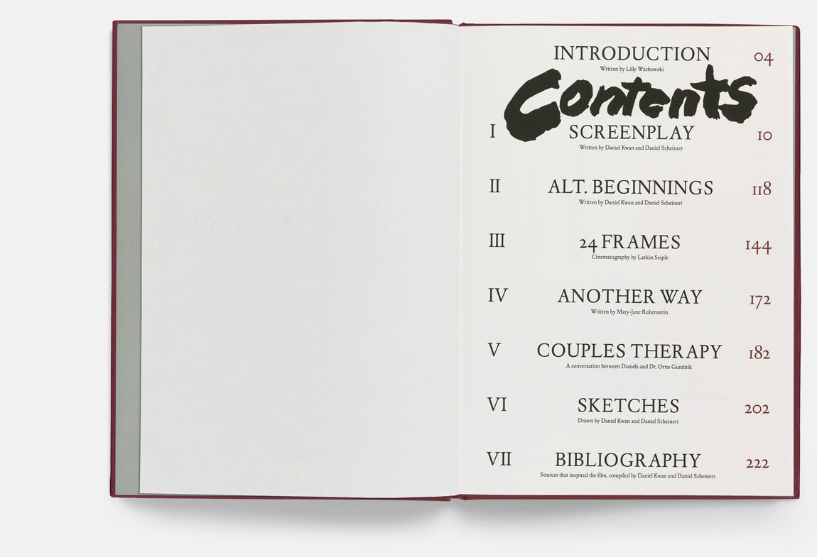 Everything Everywhere All At Once Screenplay Book – A24 Shop