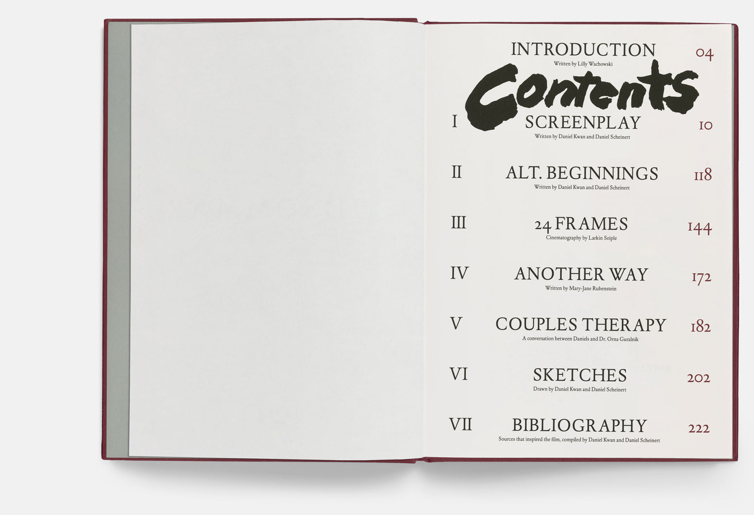 Everything Everywhere All At Once Screenplay Book – A24 Shop