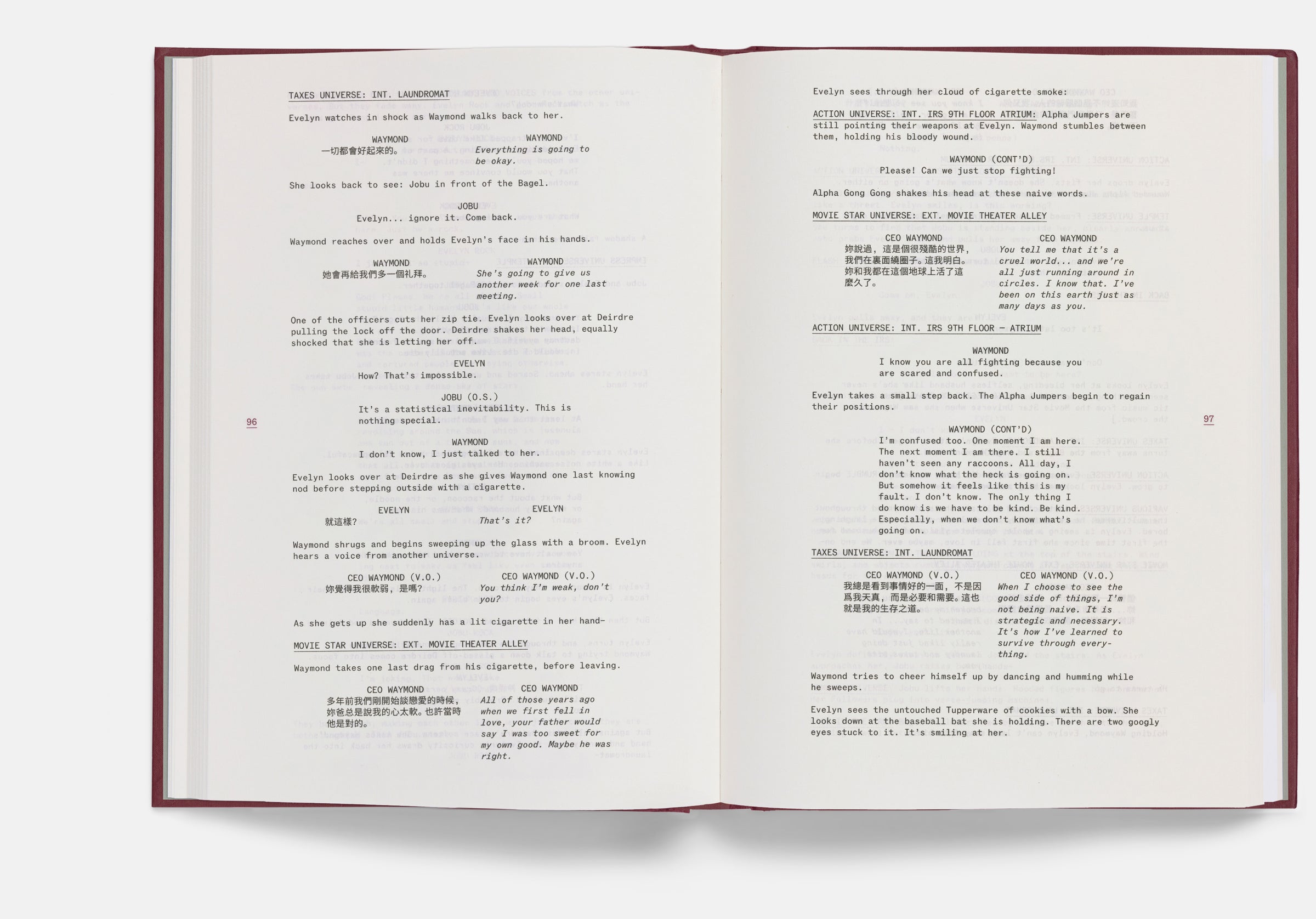 Everything Everywhere All At Once Screenplay Book – A24 Shop