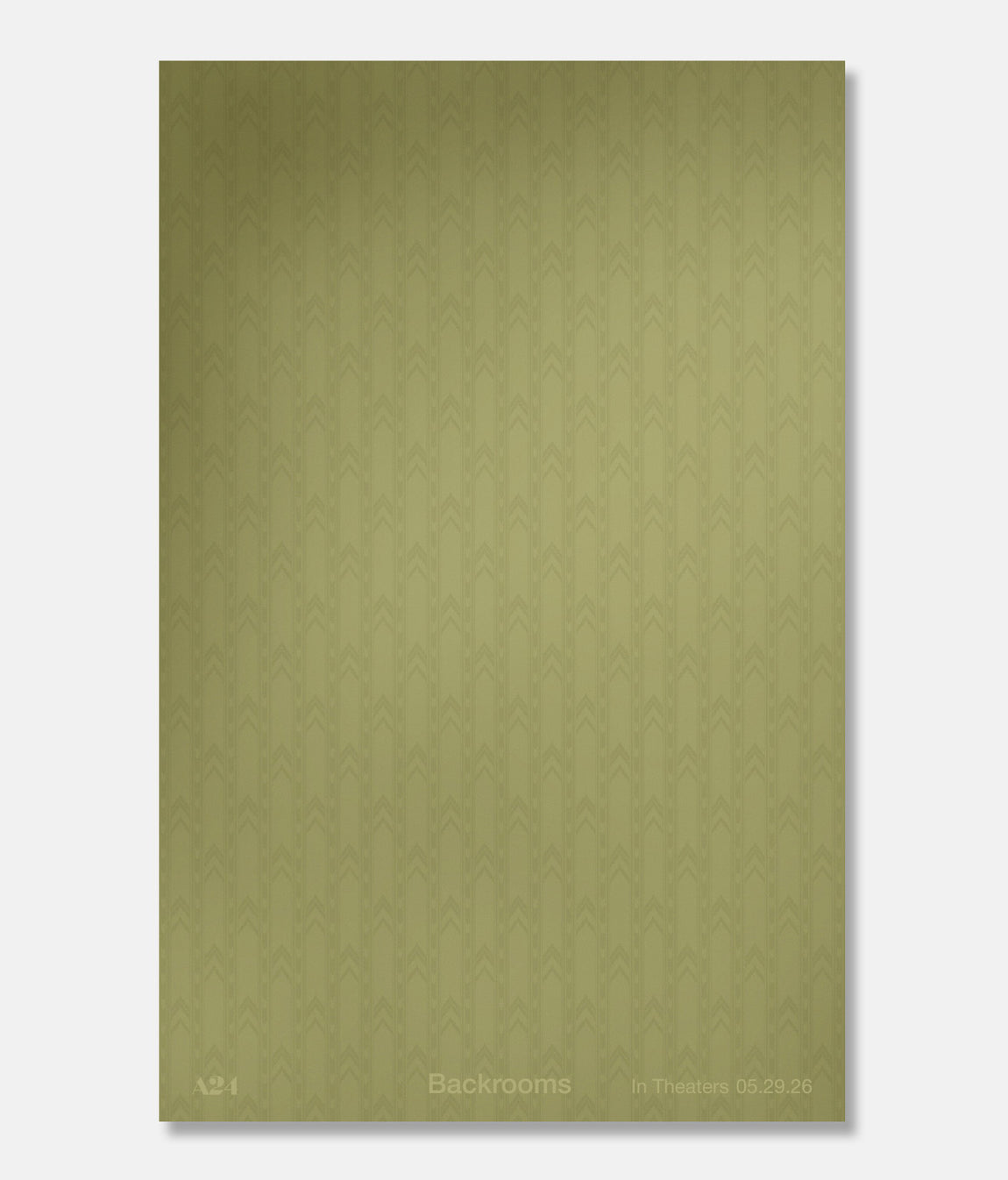 Backrooms Adhesive Poster – A24 Shop