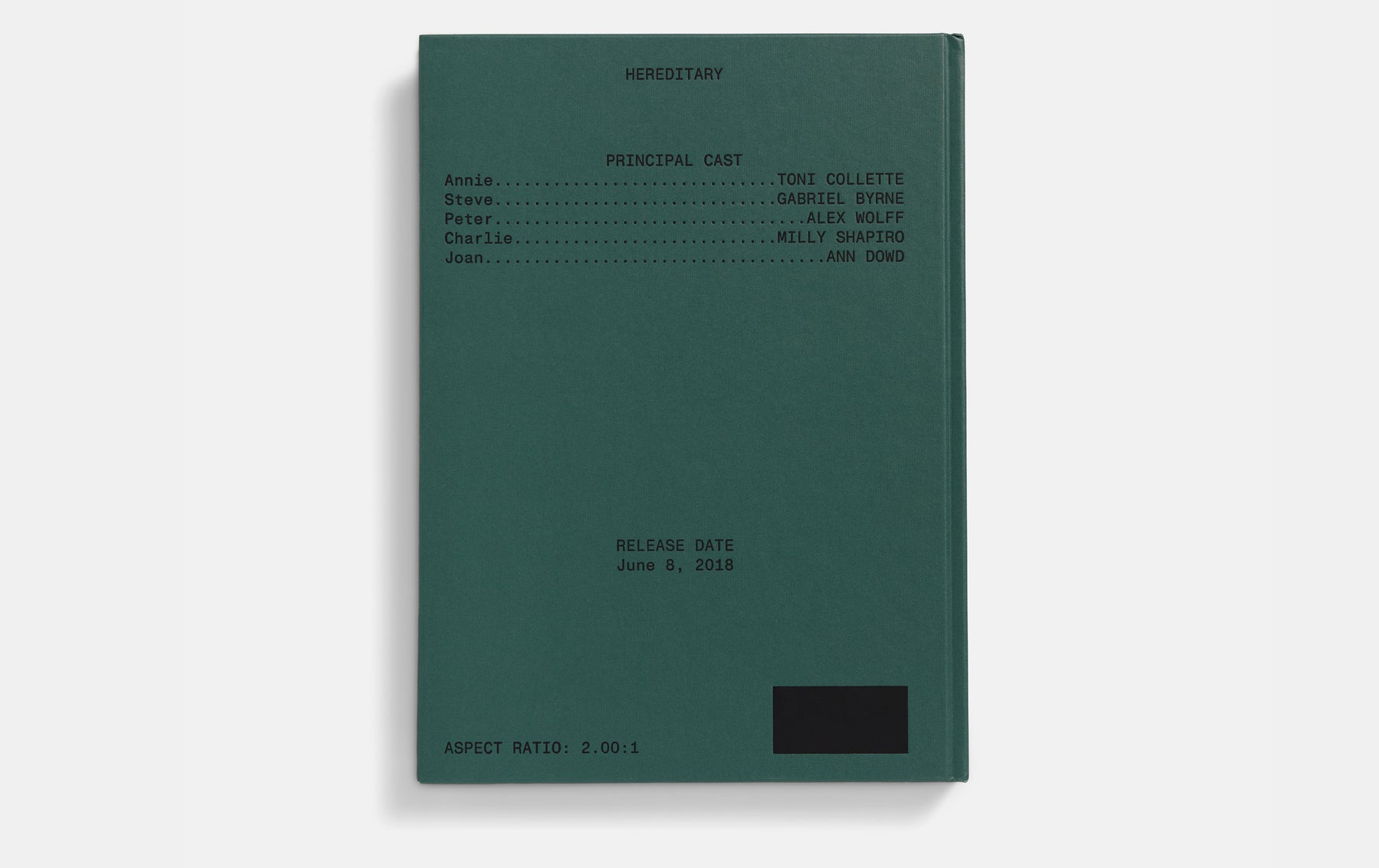Hereditary Screenplay Book – A24 Shop