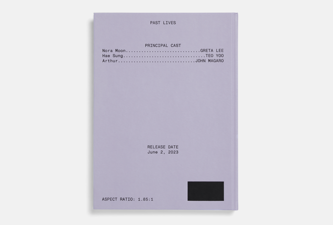 Past Lives Screenplay Book – A24 Shop
