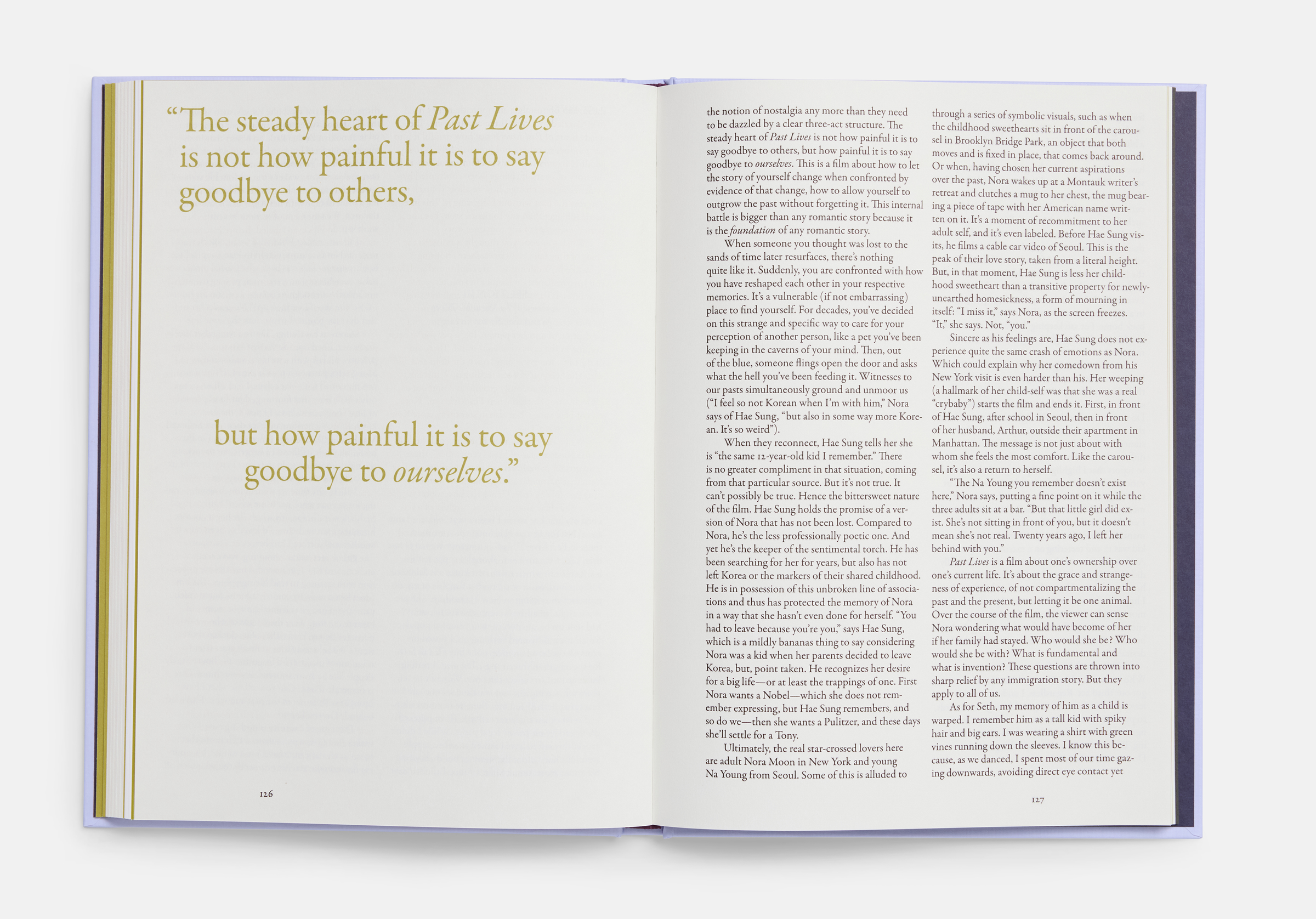 Past Lives Screenplay Book – A24 Shop