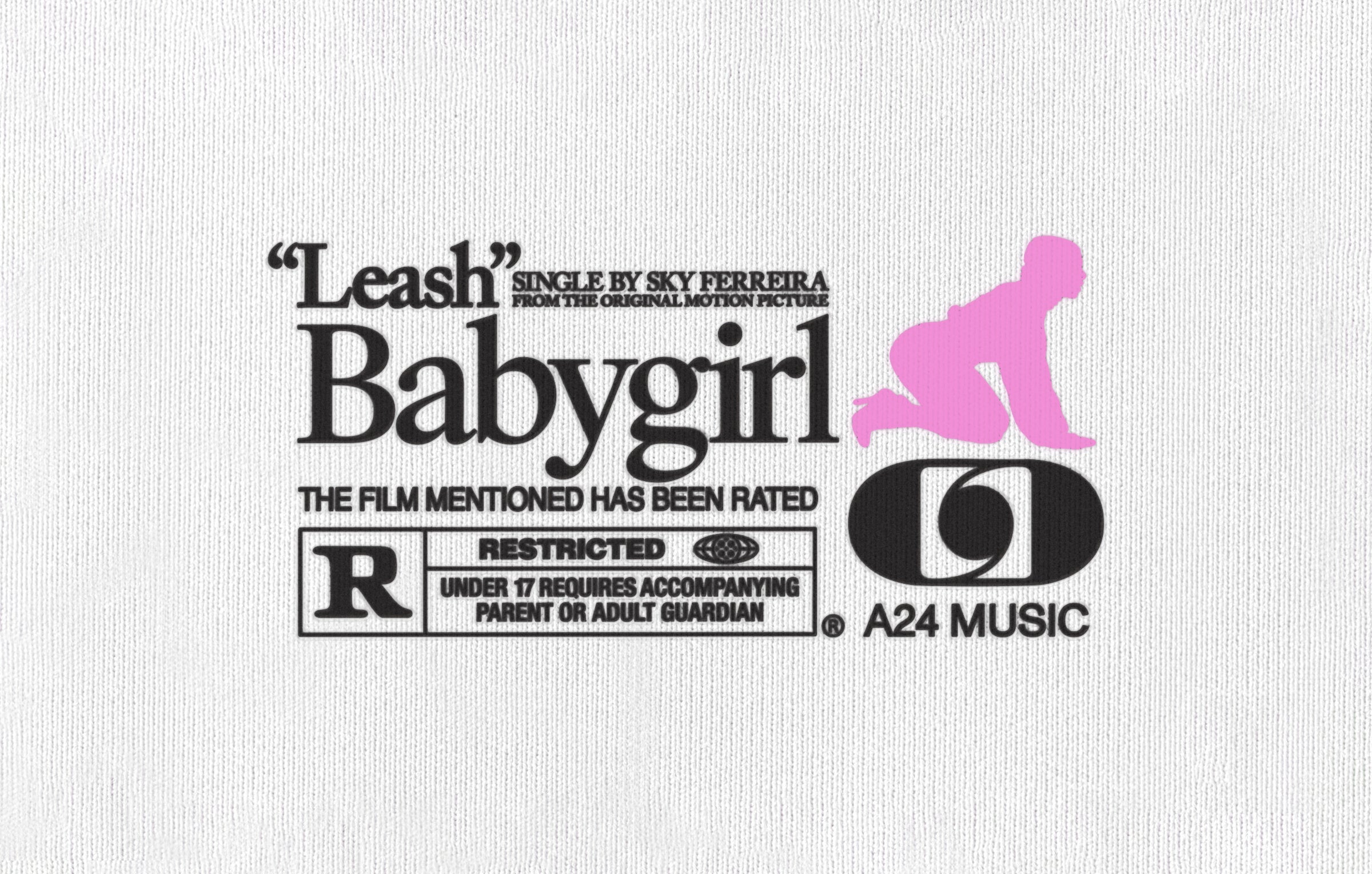 Babygirl x Sky Ferreira ‘Leash’ Baby Tee – A24 Shop