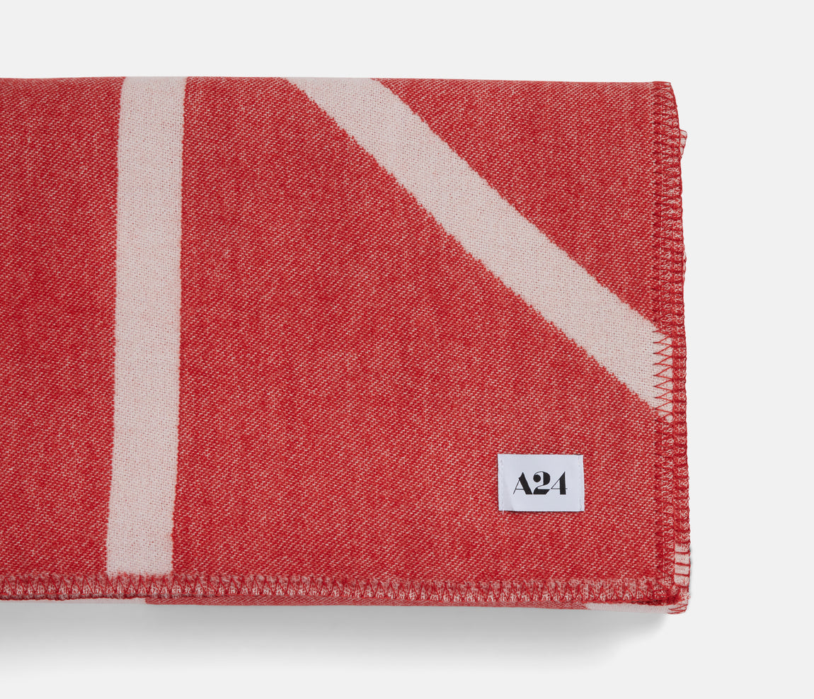 Rust Logo Scramble Blanket – A24 Shop