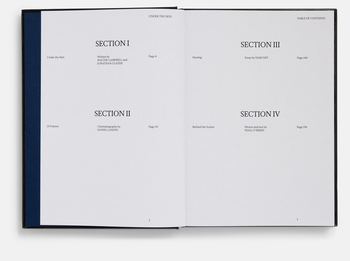 Under The Skin Screenplay Book – A24 Shop