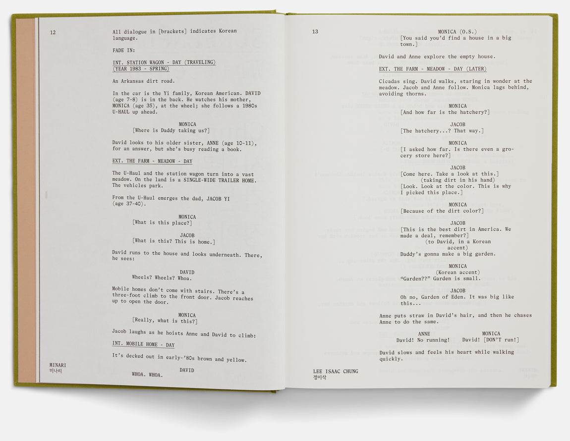 Minari Screenplay Book – A24 Shop